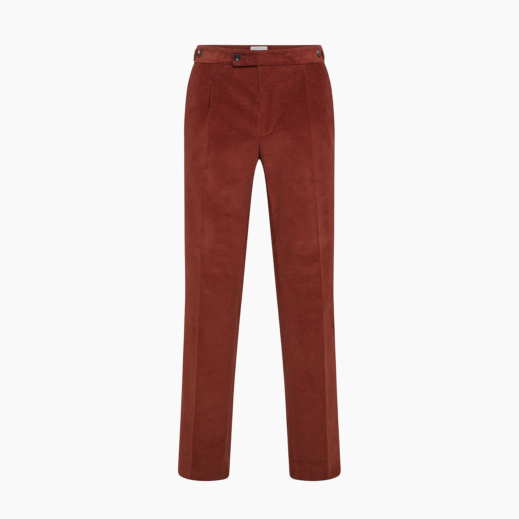 Gary Pleated Chino Pants In Soft Luxury Corduroy - KA/NOA
